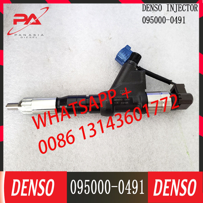 Original common rail fuel injector 095000-0491 095000-0490 injector ...