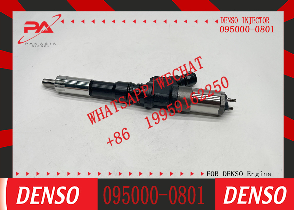 095000-0801 Auto Engine Parts Diesel Common Rail Fuel Injector 6156-11 ...