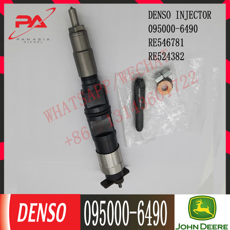 Original common rail fuel injector 095000-6490 095000-6491 for JOHN DEE ...