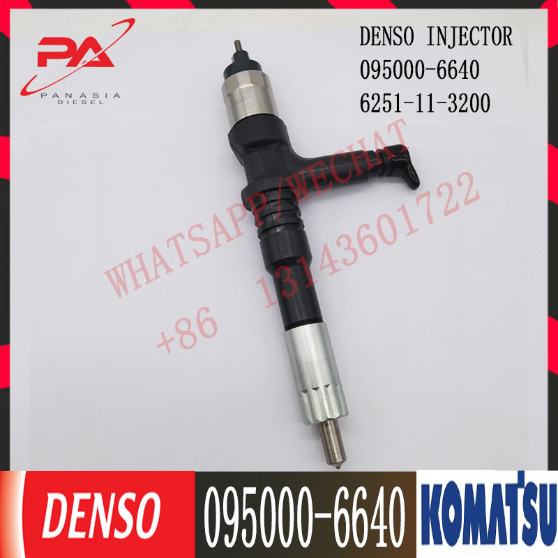 095000-6640 SAA6D125E-5 KOMATSU Injector 6251-11-3200 6251-11-3201