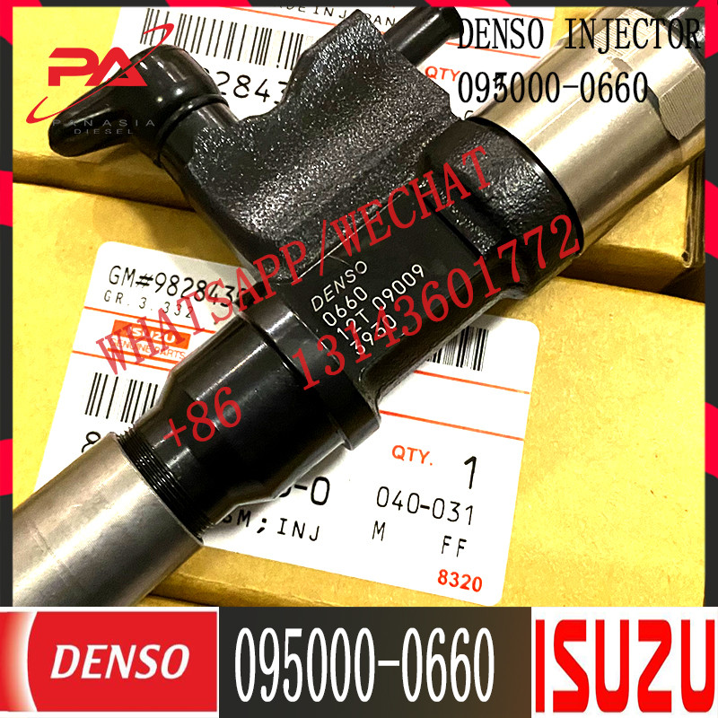 Common Rail Injector 095000-0660 8982843930 Injector For ISUZU 4HK1 ...