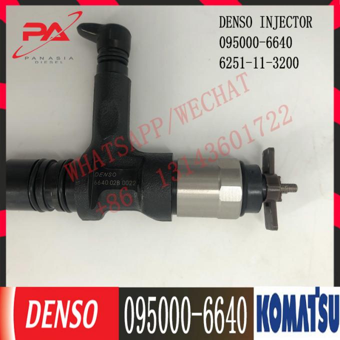 095000-6640 SAA6D125E-5 KOMATSU Injector 6251-11-3200 6251-11-3201
